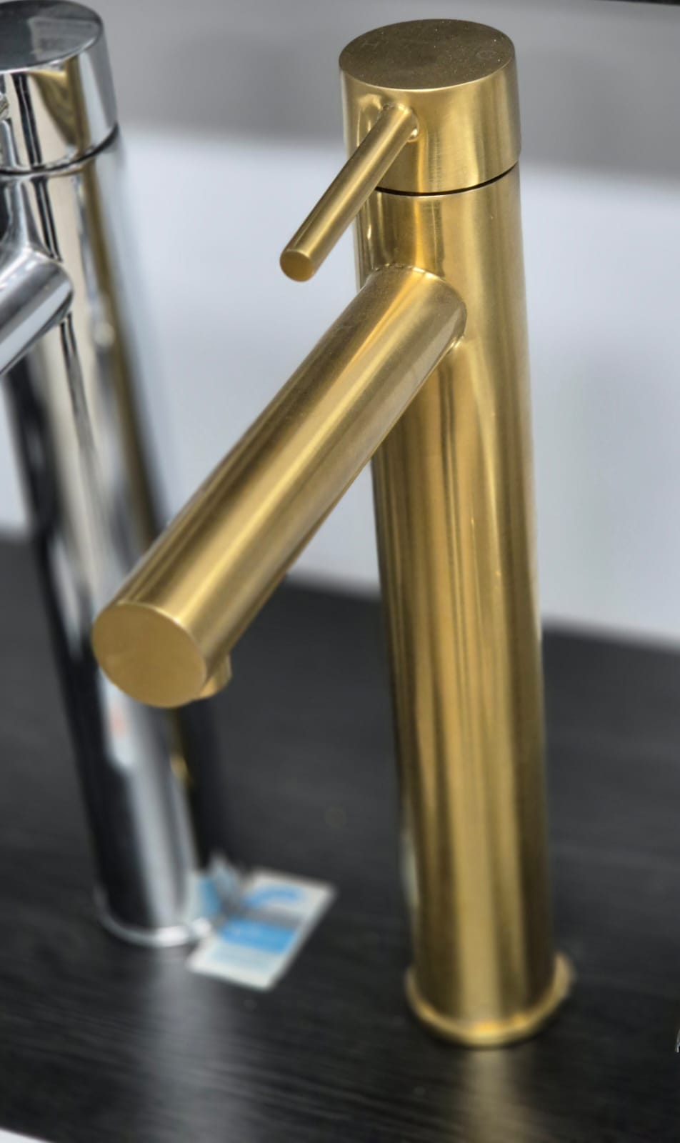 RABANA RND PIN LEVER BASIN MIXER B/GOLD – Boss Holdings